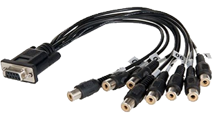 Replacement 8 Port Octopus cable for EH1008H E1008 and iNV6 Series DVR ...